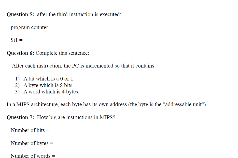 Solved This is some computer engineer easy question.please | Chegg.com