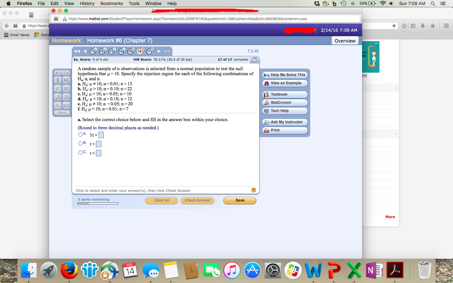 Solved Specify the rejection region for each of the | Chegg.com Solved Specify the rejection region for each of the | Chegg.com