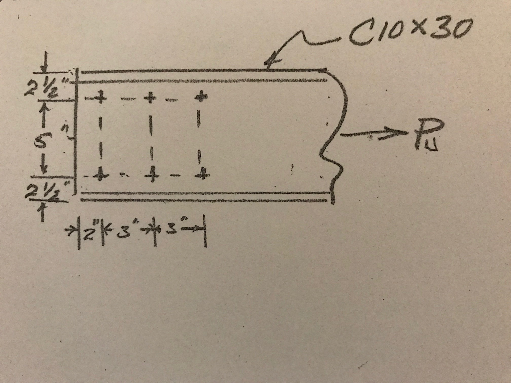 Solved Determine the LRFD design strength of the C10x30 | Chegg.com