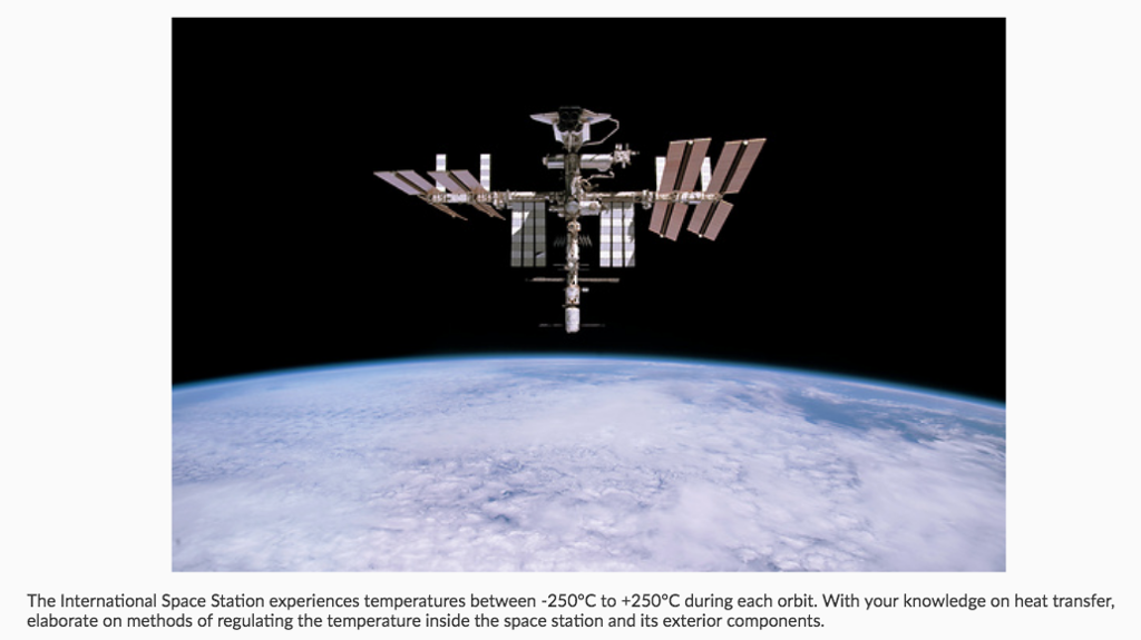 Solved The International Space Station experiences | Chegg.com