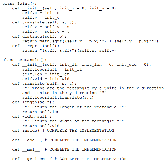 Solved Assignment Parameters: You are given below a complete | Chegg.com