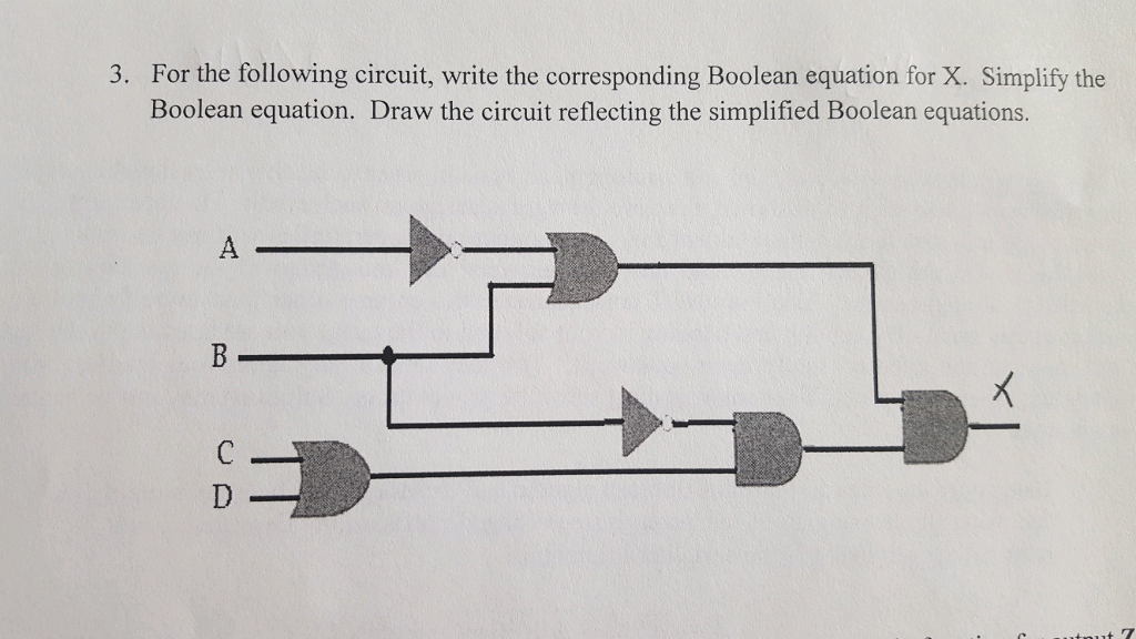 Solved For the following circuit, write the corresponding | Chegg.com