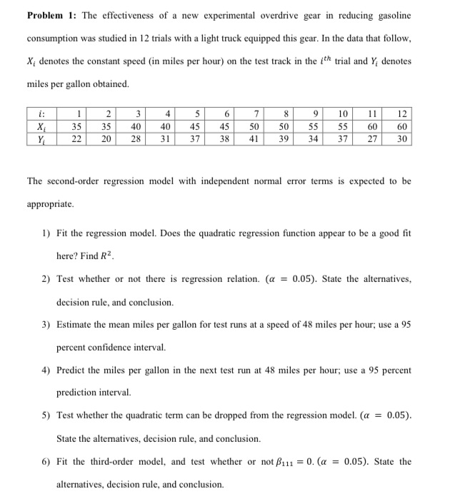 Solved Problem 1: The effectiveness of a new experimental | Chegg.com
