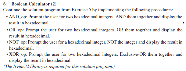 Solved Continue the solution program from Exercise 5 by | Chegg.com