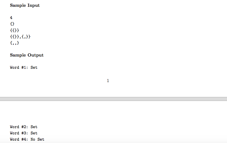 Solved Problem 1: Nested List Sets We have a special type of | Chegg.com