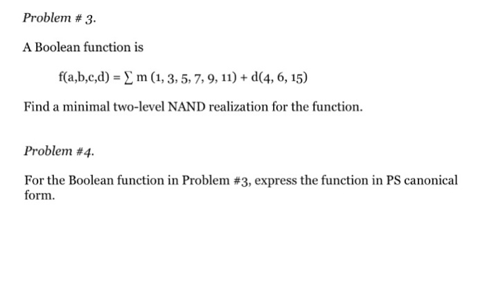 Solved A Boolean Function Is F A B C Sigma