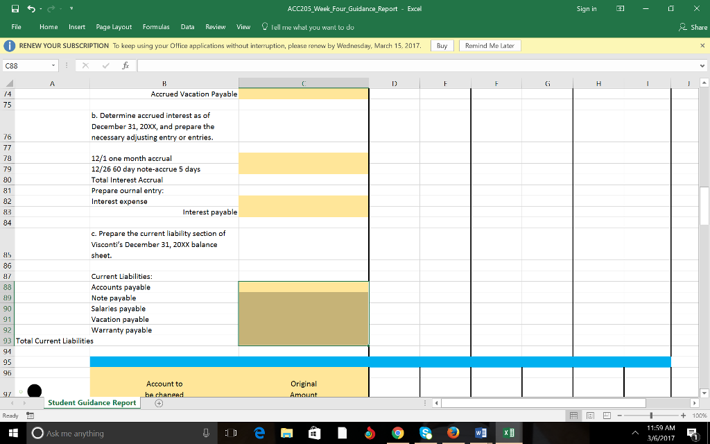 Solved Current liabilities: entries and disclosure. A review | Chegg.com
