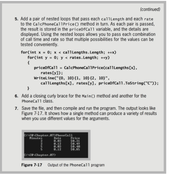 Solved You Do It Writing a Method That Receives Parameters | Chegg.com