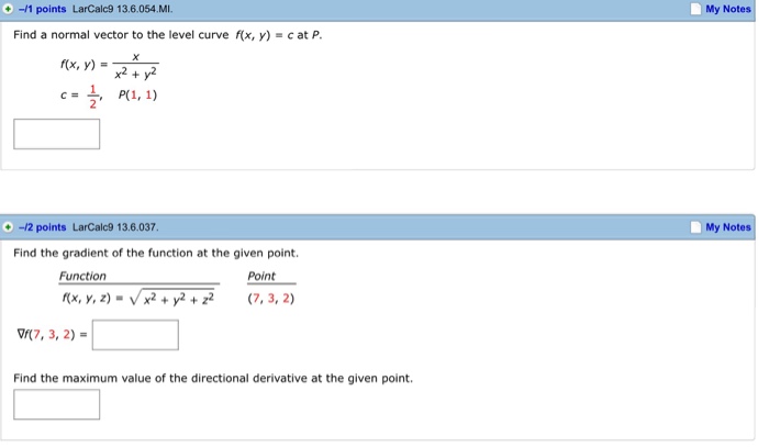 Solved Find a normal vector to the level curve f(x, y) = c | Chegg.com