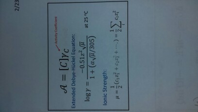 Solved How is ionic strength calculated? I guessed on this | Chegg.com