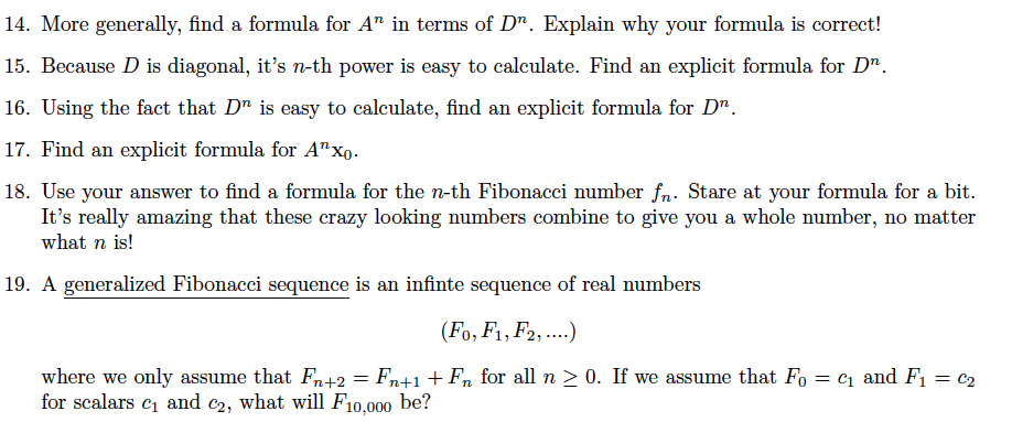 Solved The Fibonacci sequence is the infinite sequence of | Chegg.com