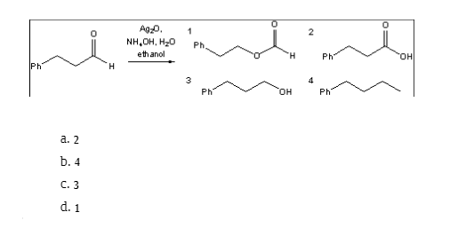 Solved Ph a. 2 b. 4 C. 3 d. 1 Agzo. NH OH, H20 ethan Ph Ph | Chegg.com