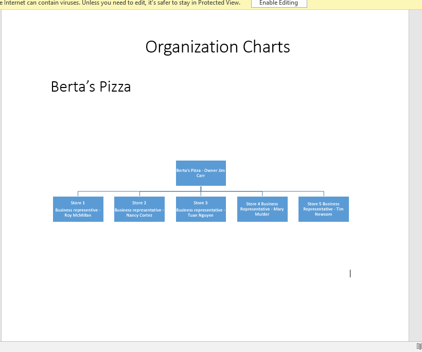 Berta’s Pizza Business Case 1.0 | Chegg.com
