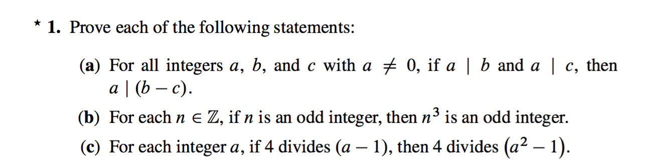 Solved Prove each of the following statements: For all | Chegg.com