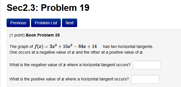 Solved Sec2.3: Problem 19 Previous Problem List Next (1 | Chegg.com