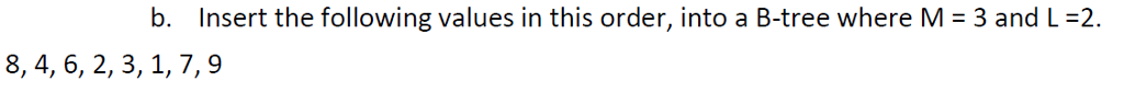 Solved 1. a. Show the result of inserting 3,1,4,6,9,2,5, 7 | Chegg.com