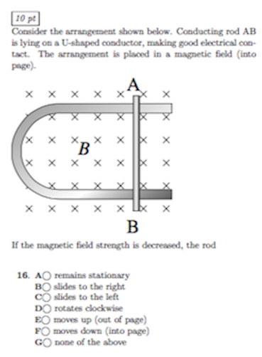 Solved 10 pt Consider the arrangement shown below. | Chegg.com Solved 10 pt Consider the arrangement shown below. | Chegg.com