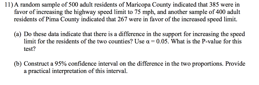 Solved A random sample of 500 adult residents of Maricopa | Chegg.com