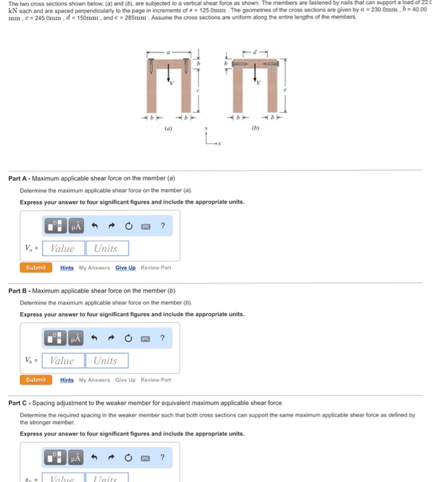 The two cross sections shown below. (a) and (b), are | Chegg.com