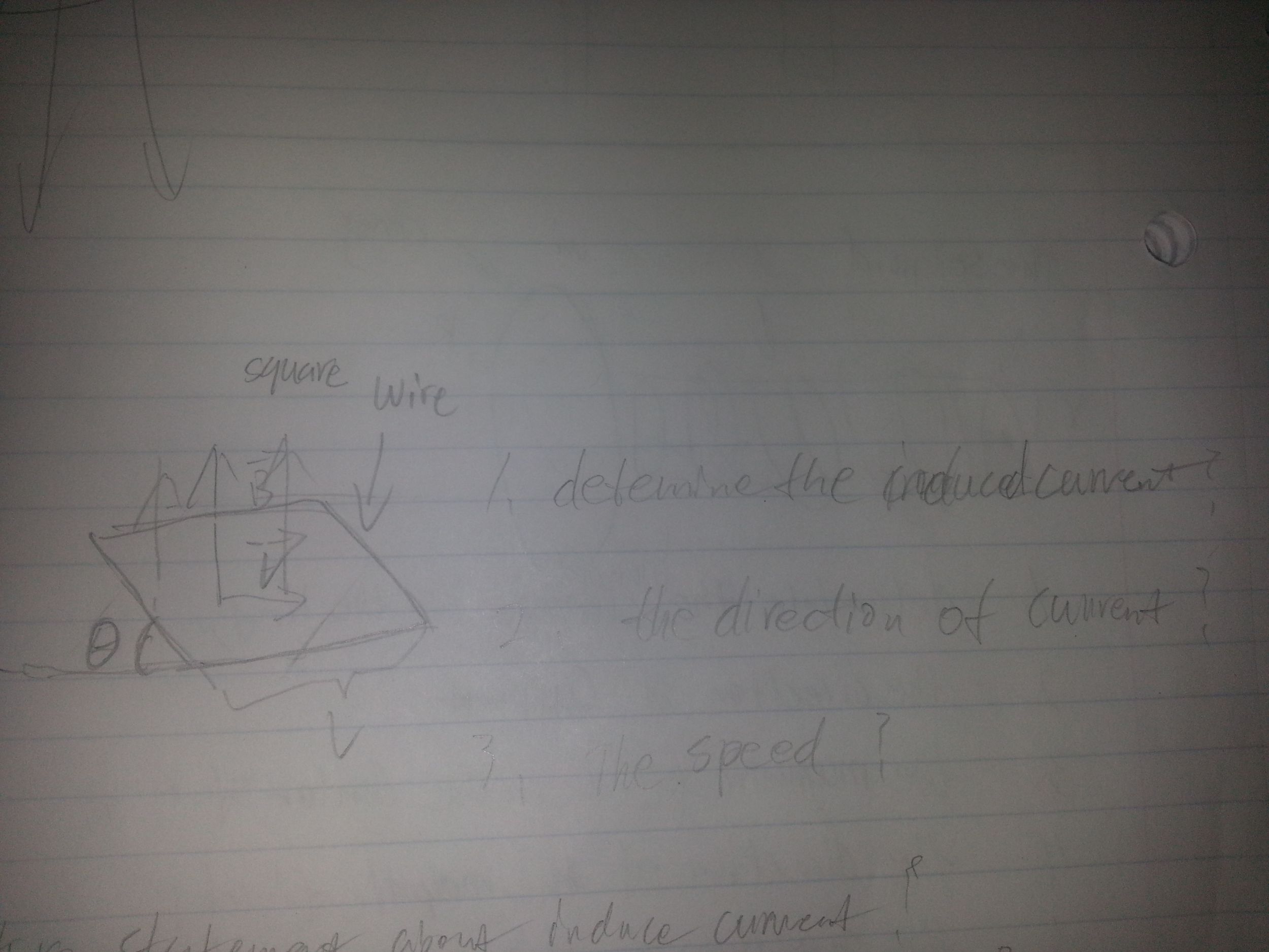 Solved determine the induced current? the direction of | Chegg.com