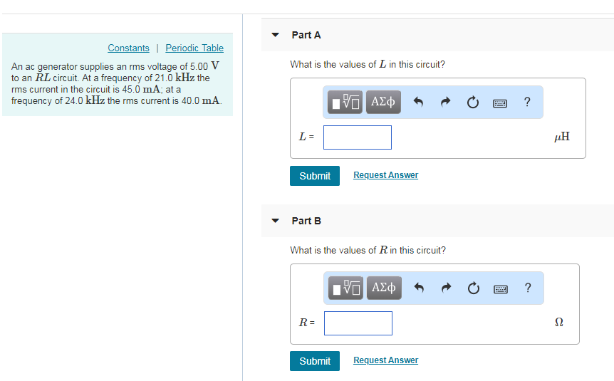Solved Part A Constants Periodic Table What is the values of | Chegg.com