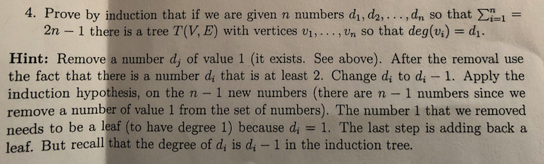 Solved 4. Prove by induction that if we are given n numbers | Chegg.com