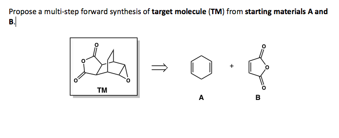 Solved Propose a multi-step forward synthesis of target | Chegg.com