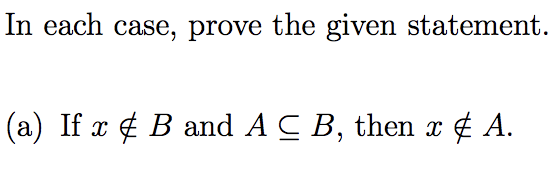 Solved In each case, prove the given statement. (a) If x | Chegg.com
