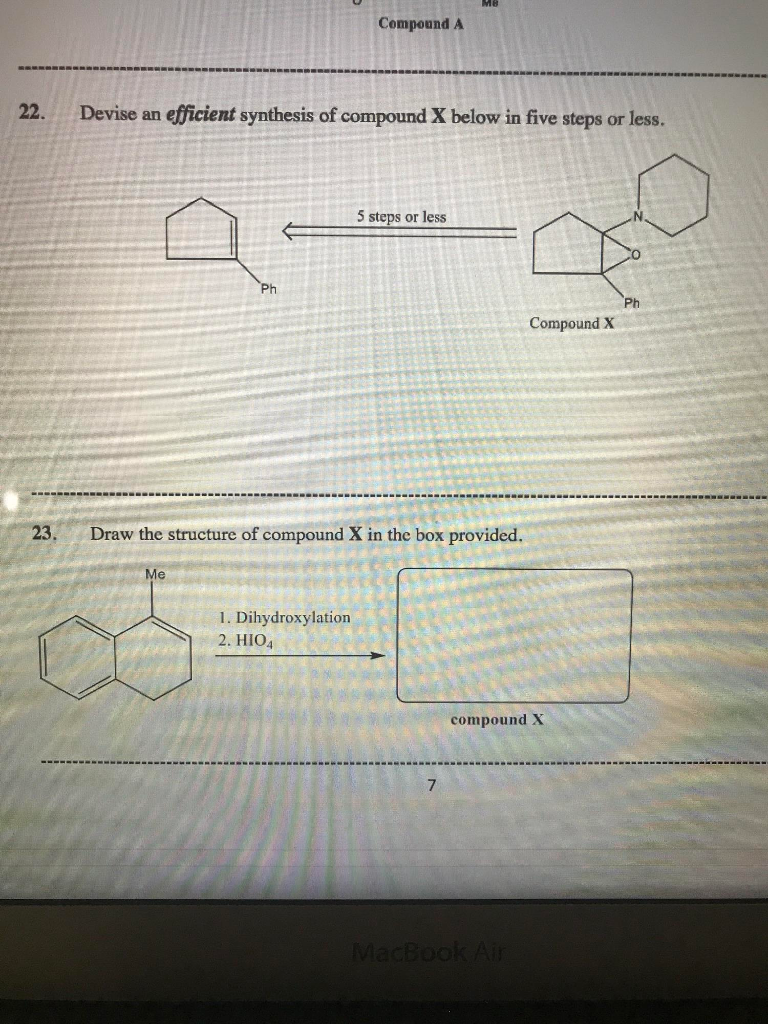 Solved Compound A 22. Devise an efficient synthesis of | Chegg.com