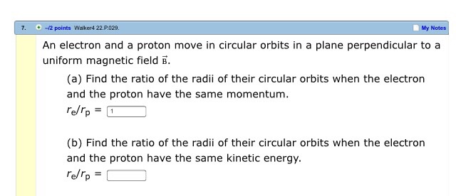 Solved An electron and a proton move in circular orbits in a | Chegg.com