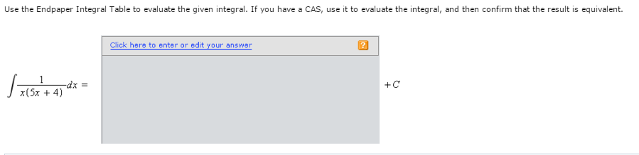 Solved Use the Endpaper Integral Table to evaluate the given | Chegg.com Solved Use the Endpaper Integral Table to evaluate the given | Chegg.com