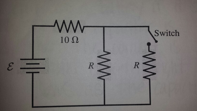 Solved The two unknown resistors in the figure have the same | Chegg.com