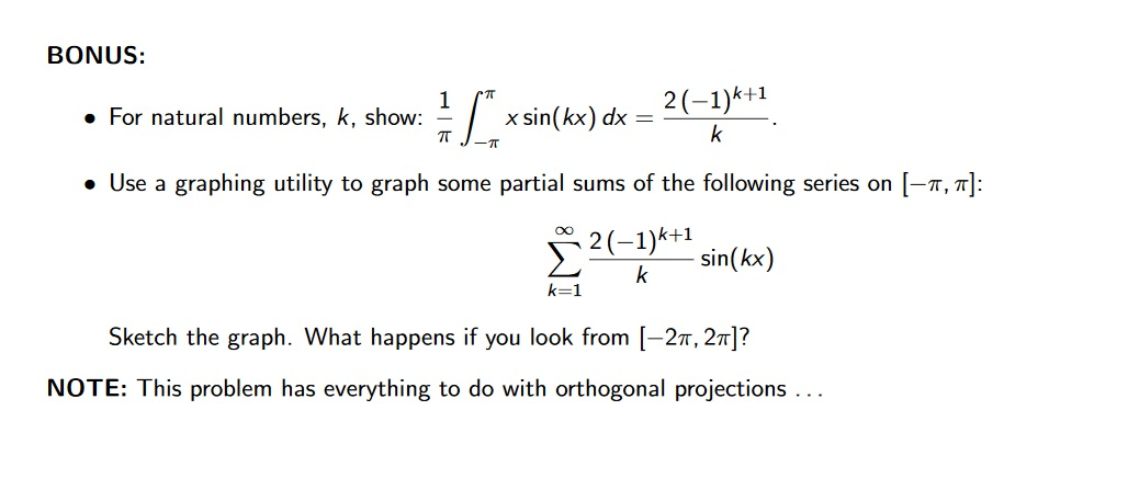 Solved Use a graphing utility to graph some partial sums of | Chegg.com