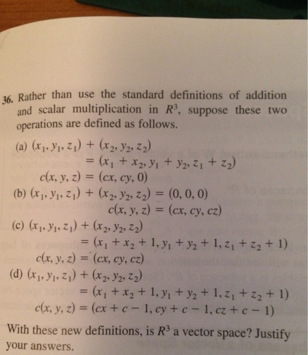 Solved 16 Rather Than Use The Standard Definitions Of 