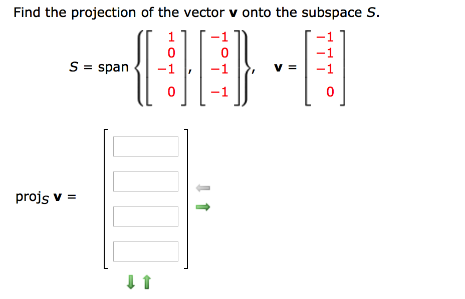 Vector Projection Properties