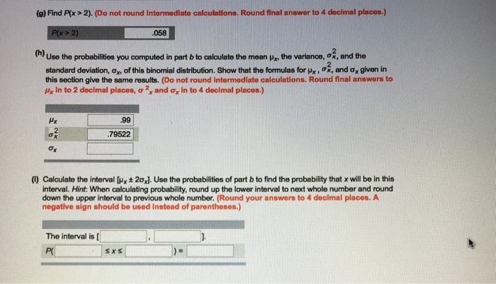 Solved Suppose That X Is A Binomial Random Variable With N 