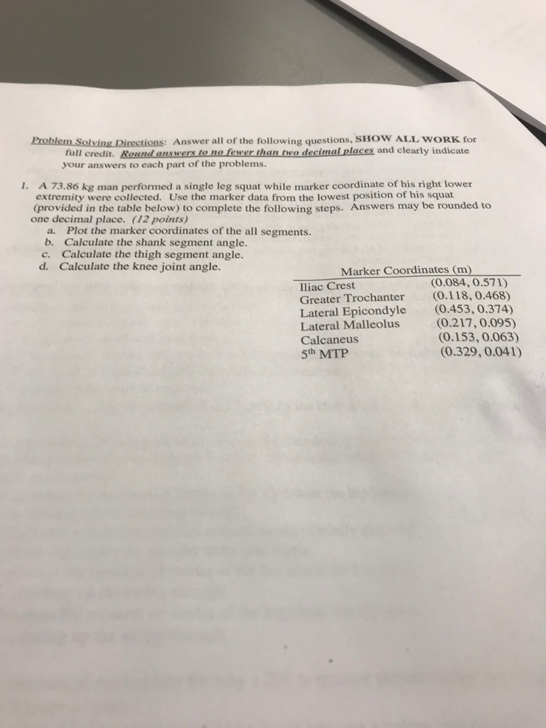 Problem Solving Directions: Answer all of the | Chegg.com