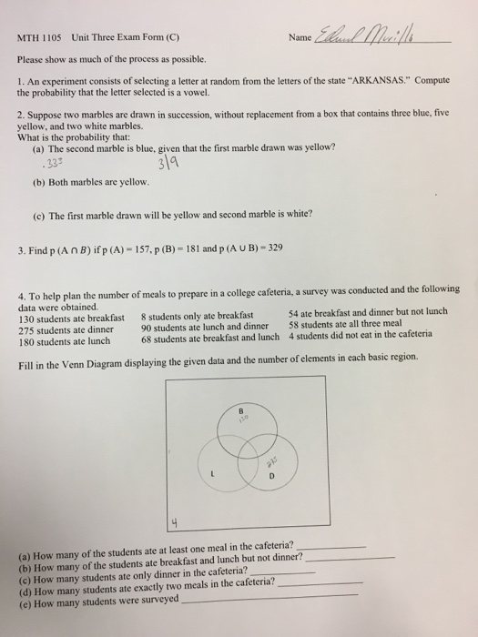 Solved An experiment consists of selecting a letter at | Chegg.com