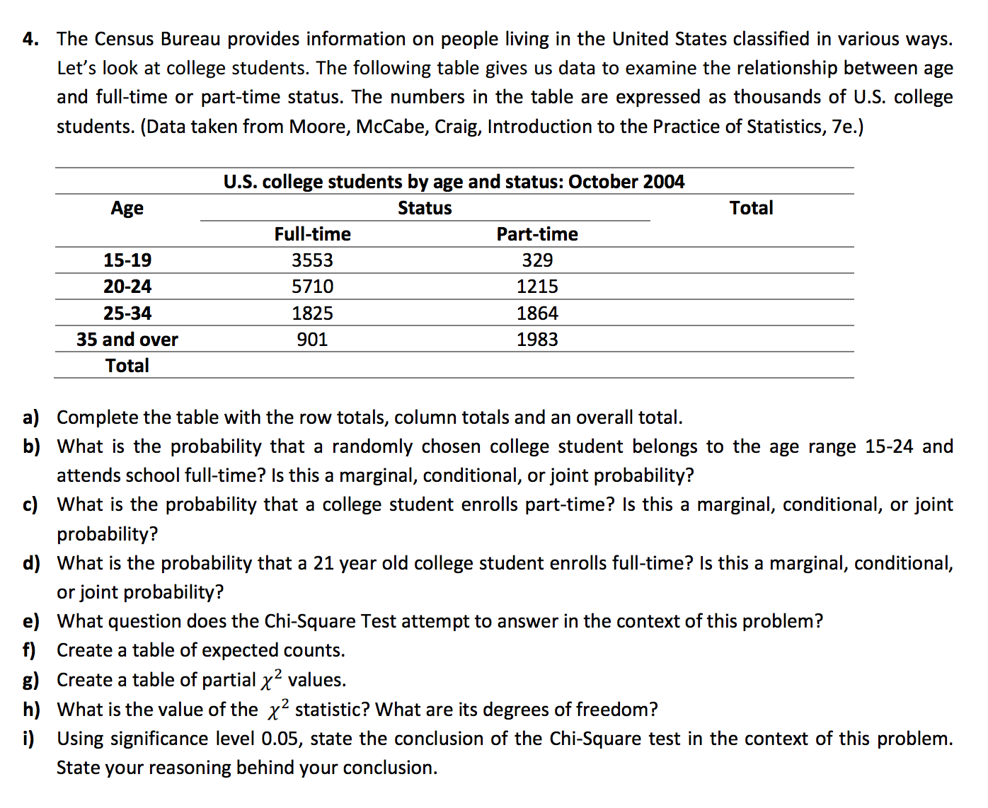 Solved The Census Bureau provides information on people | Chegg.com