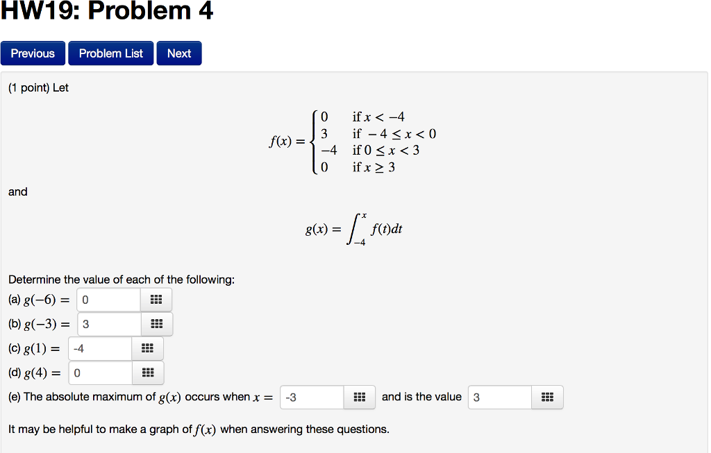 Solved Let f(x) = {0 if x