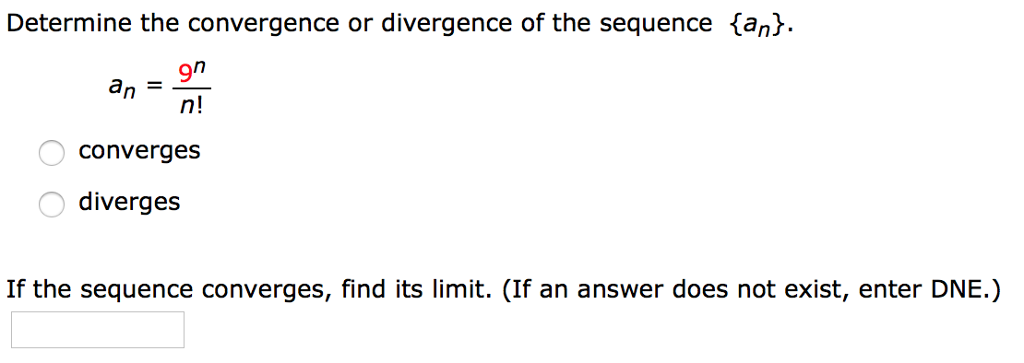 Solved Determine the convergence or divergence of the | Chegg.com