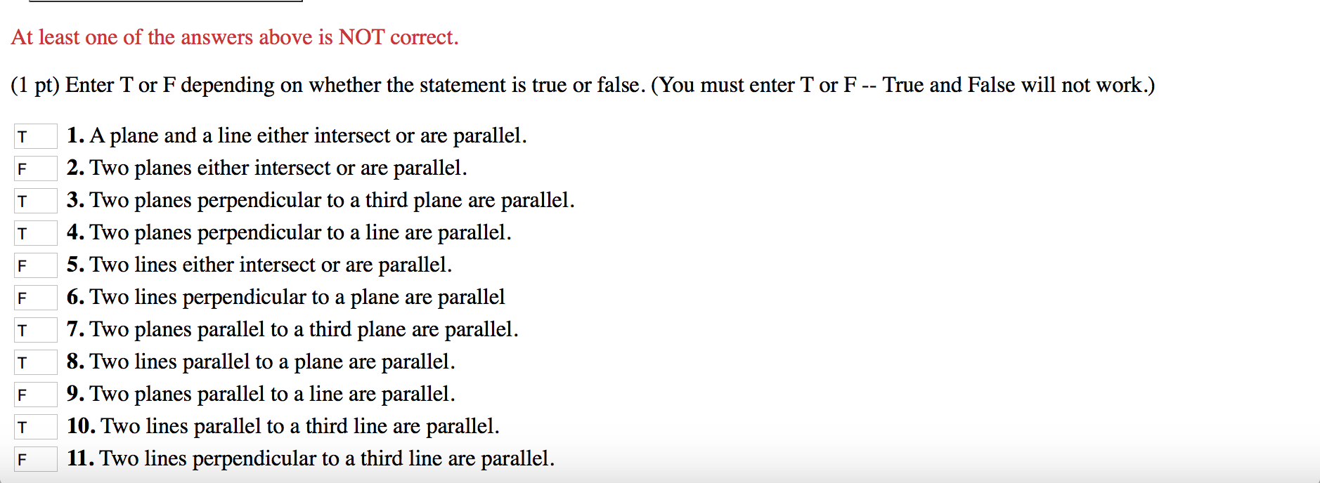 Solved At Least One Of The Answers Above Is Not Correct 1