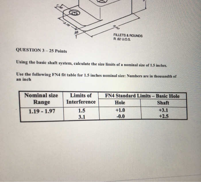 Solved Using the basic shaft system, calculate the size | Chegg.com