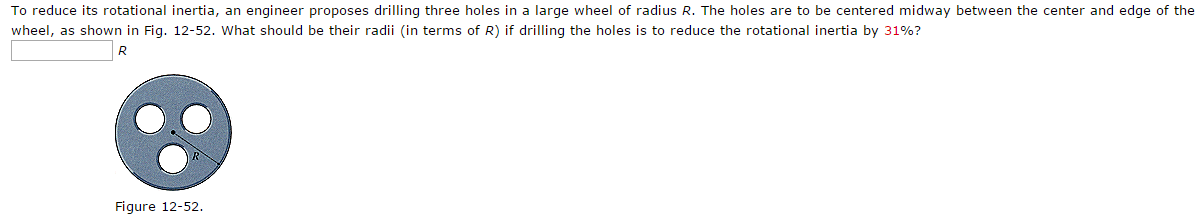 Solved To reduce its rotational inertia, an engineer | Chegg.com