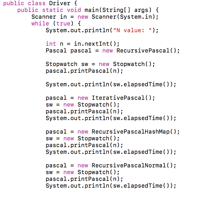 Solved public class Driver { public static void | Chegg.com