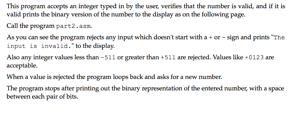 This assignment requires you to write a number of | Chegg.com