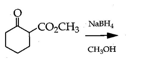 Solved CO2CH3 NaBH* CH3OH | Chegg.com