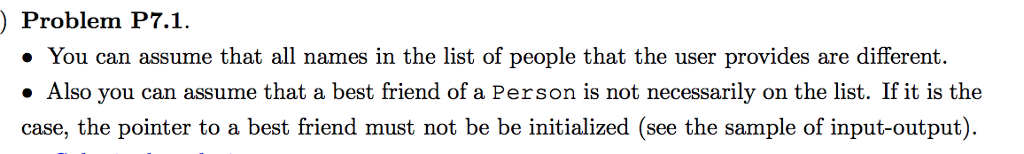 Solved Exercise P7.1. Implement a class Person with the | Chegg.com
