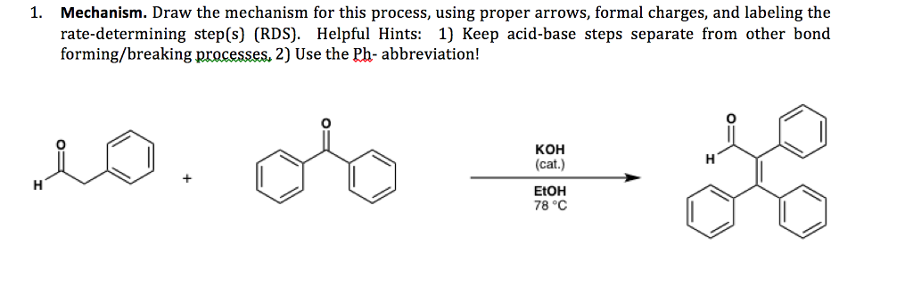 Solved Mechanism. Draw the mechanism for this process, using | Chegg.com