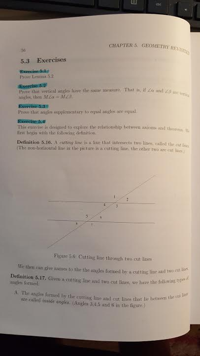 Solved CHAPTER 5. GEOMETRY REVE 5.3 Exercises Exercise tial | Chegg.com